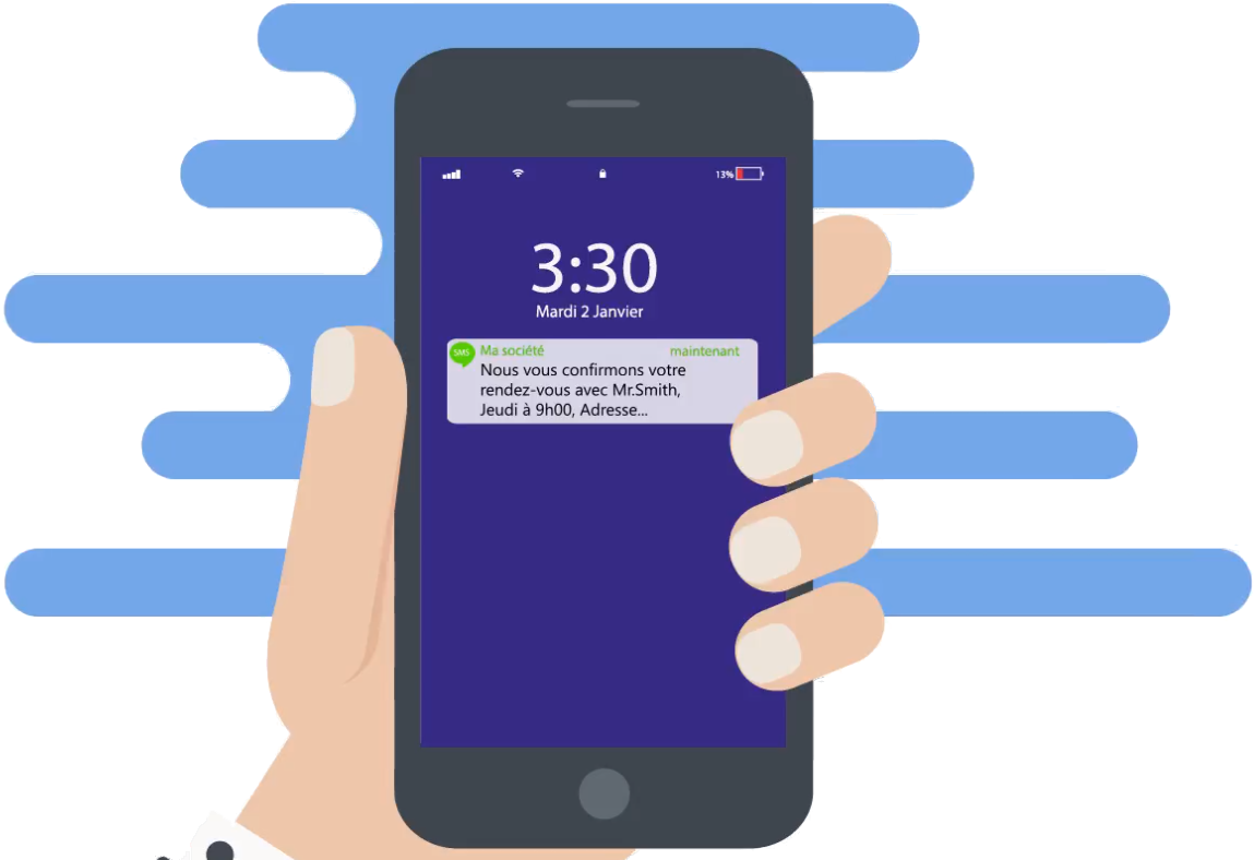 CGS SMS | Personnalisation du rappel SMS en RDC